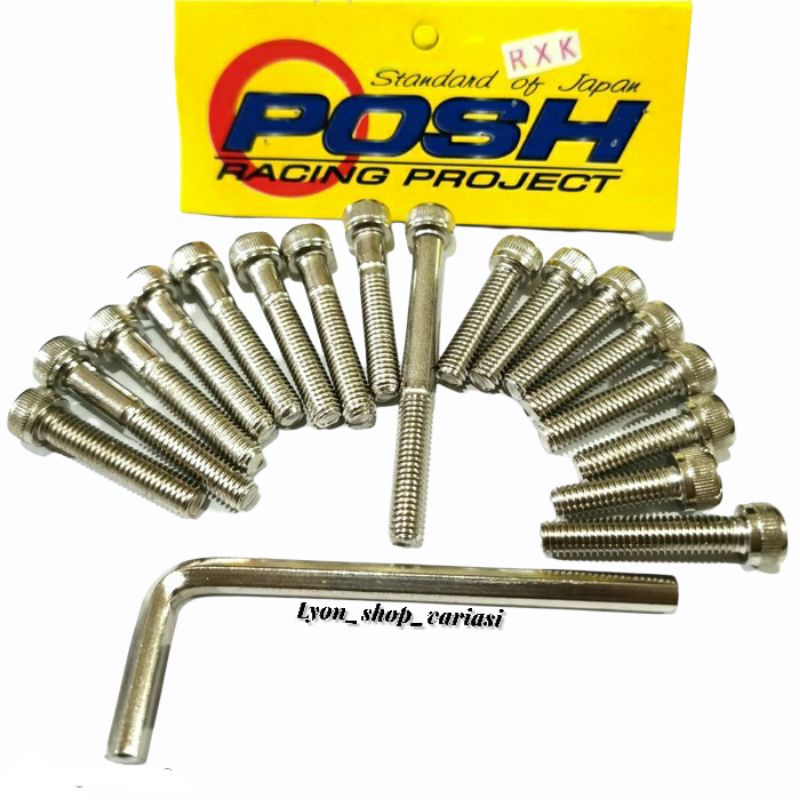 Jual Baut Blok L Bak Kopling RX King Baut Mesin Kanan Kiri Magnet Kopling Rx King Set | Shopee ...