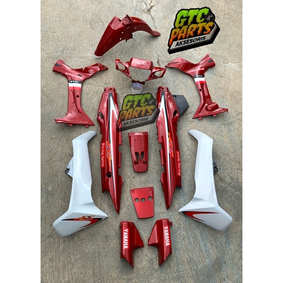 Jual Cover Body Fizr F1zr SS Two Merah Maroon Full Set Halus Cover Bodi ...