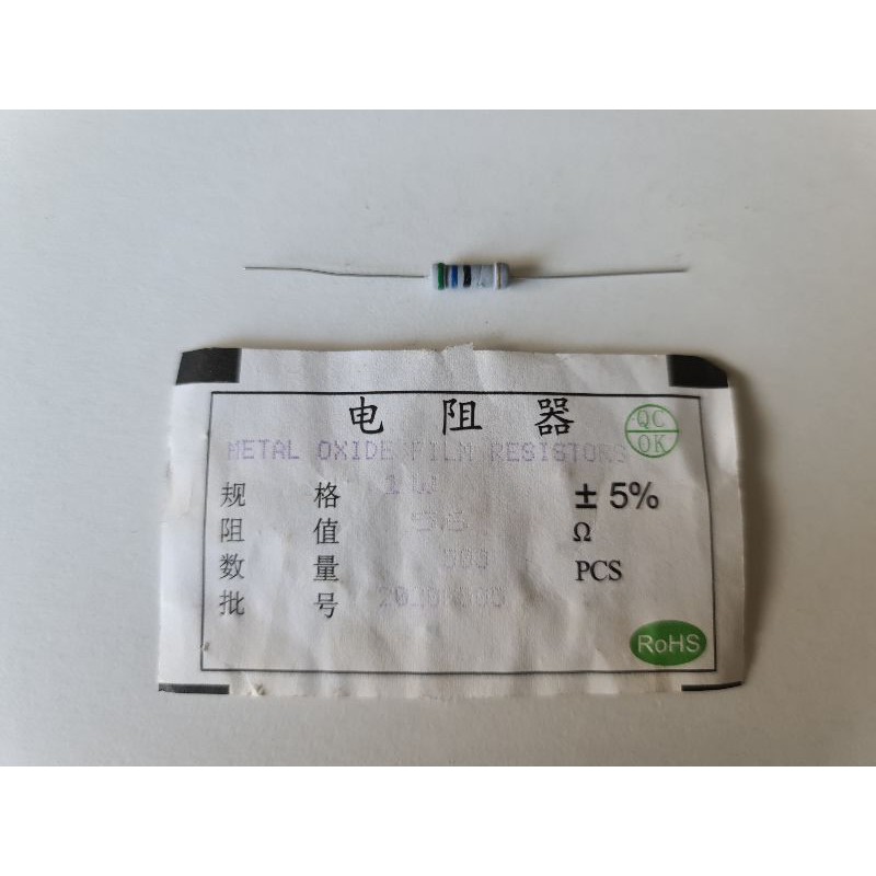 Jual Tahanan Resistor R 1 w watt R1w 56 ohm | Shopee Indonesia