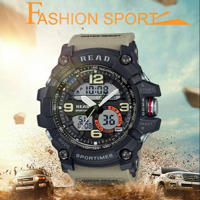Jual Jam tangan sport premium rubber tahan air awet | Shopee Indonesia