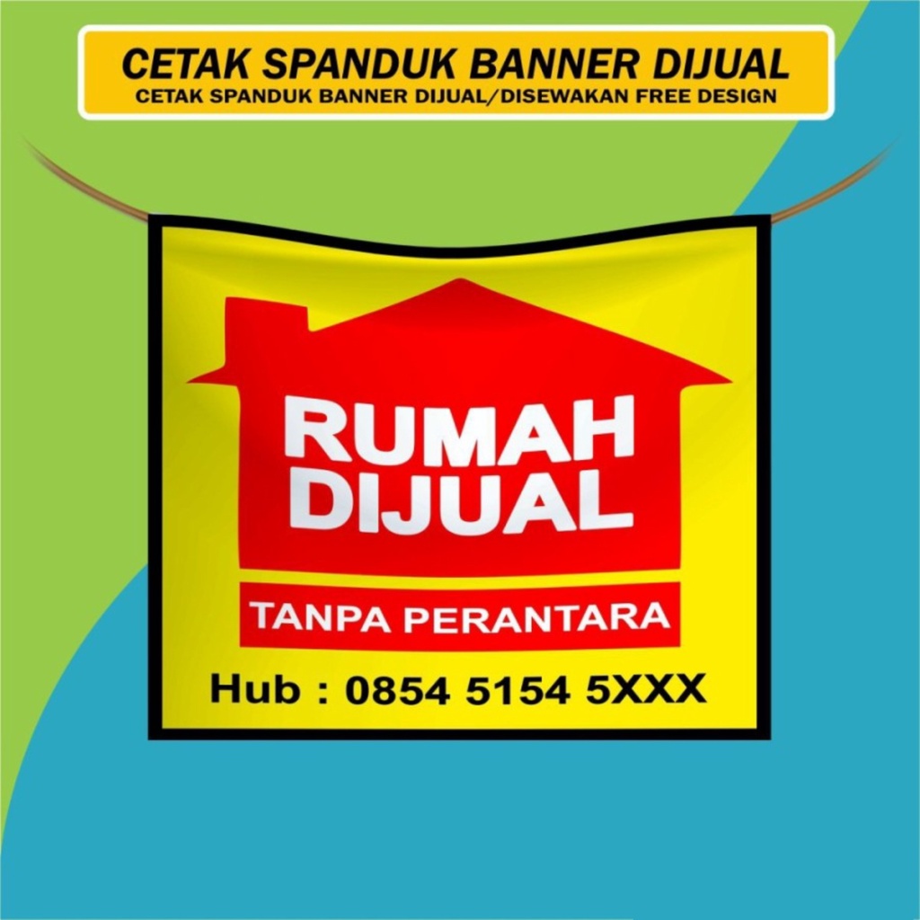 Jual Cetak Spanduk Dijual Disewakan Banner Dijual Disewakan - 0,5x0,5 ...