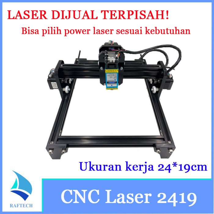 Jual CNC Laser Engraving 2419 Sudah Terakit Siap Pakai Rakitan Router ...