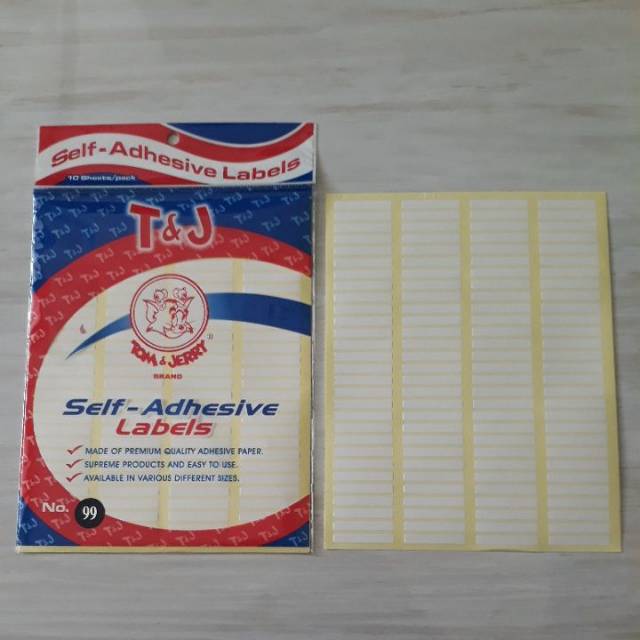 Jual Label Tom And Jerry No. 99, 101, 103, 104, 108, 121, 123 (T&J) | Shopee Indonesia