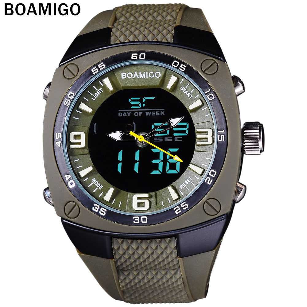 Jual BOAMIGO Jam Tangan Sporty Digital Analog - F602 | Shopee Indonesia
