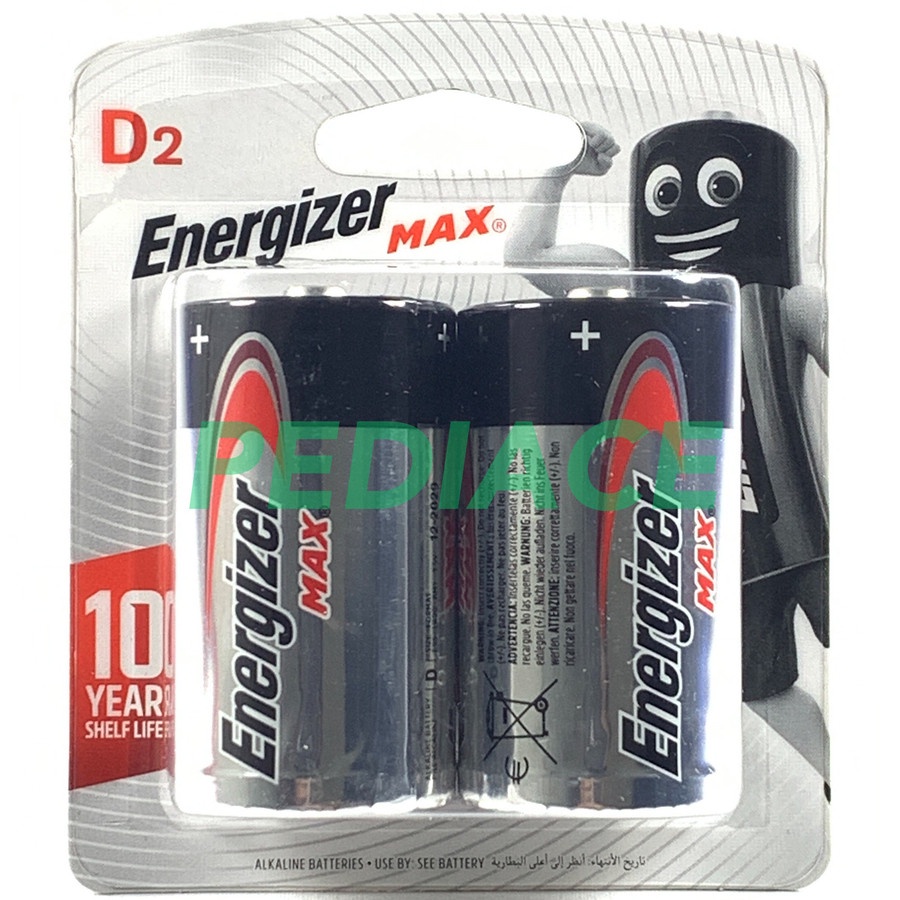 Jual Baterai Energizer Size D LR20 Ukuran Besar 1,5V Alkaline Battery ...