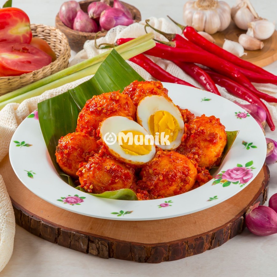 Jual Munik Resto's Telur Balado Ready to Eat | Shopee Indonesia