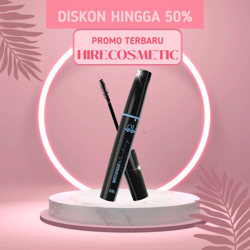 Jual QL Mascara Black Waterproof & Curling Original BPOM | Mascara QL ...