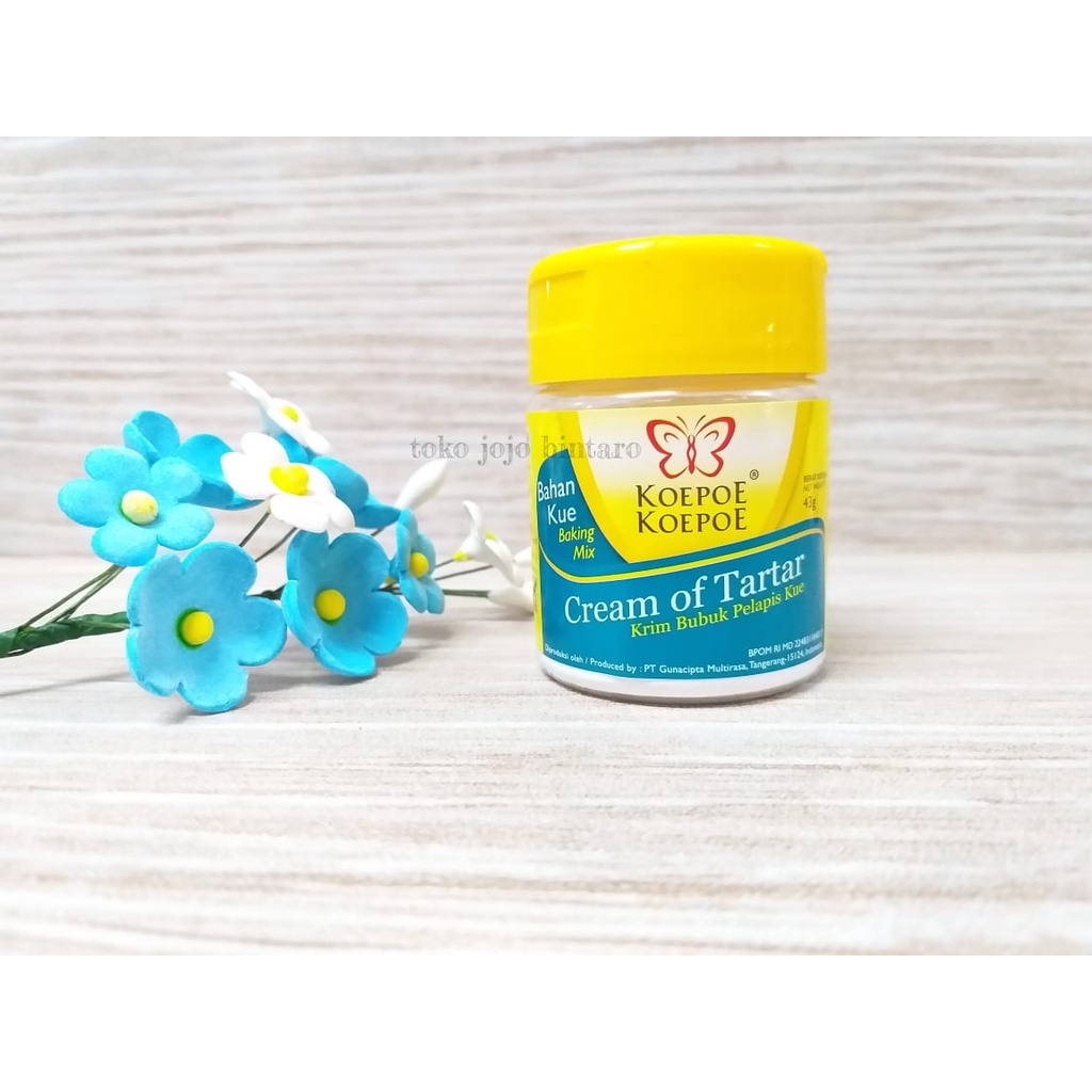 Jual KOEPOE2 BUBUK CREAM OF TARTAR 43 GRAM / KRIM BUBUK PELAPIS KUE ...
