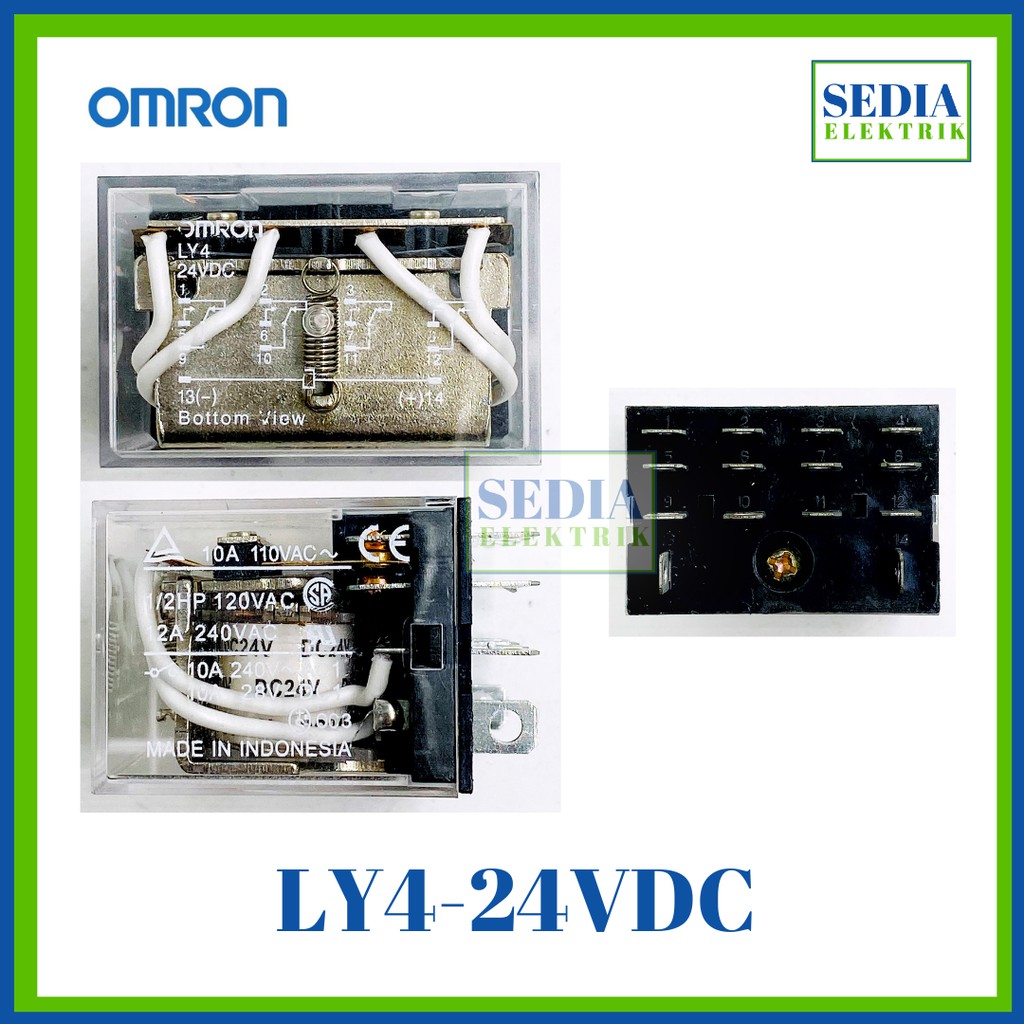 Jual Relay Omron LY4-24VDC LY4 24VDC 14 PIN | Shopee Indonesia
