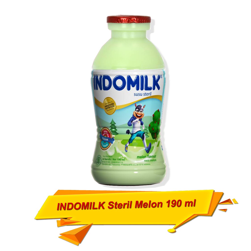 Jual Indomilk Susu Botol Cair Melon 190 ml x 24 Pcs | Shopee Indonesia