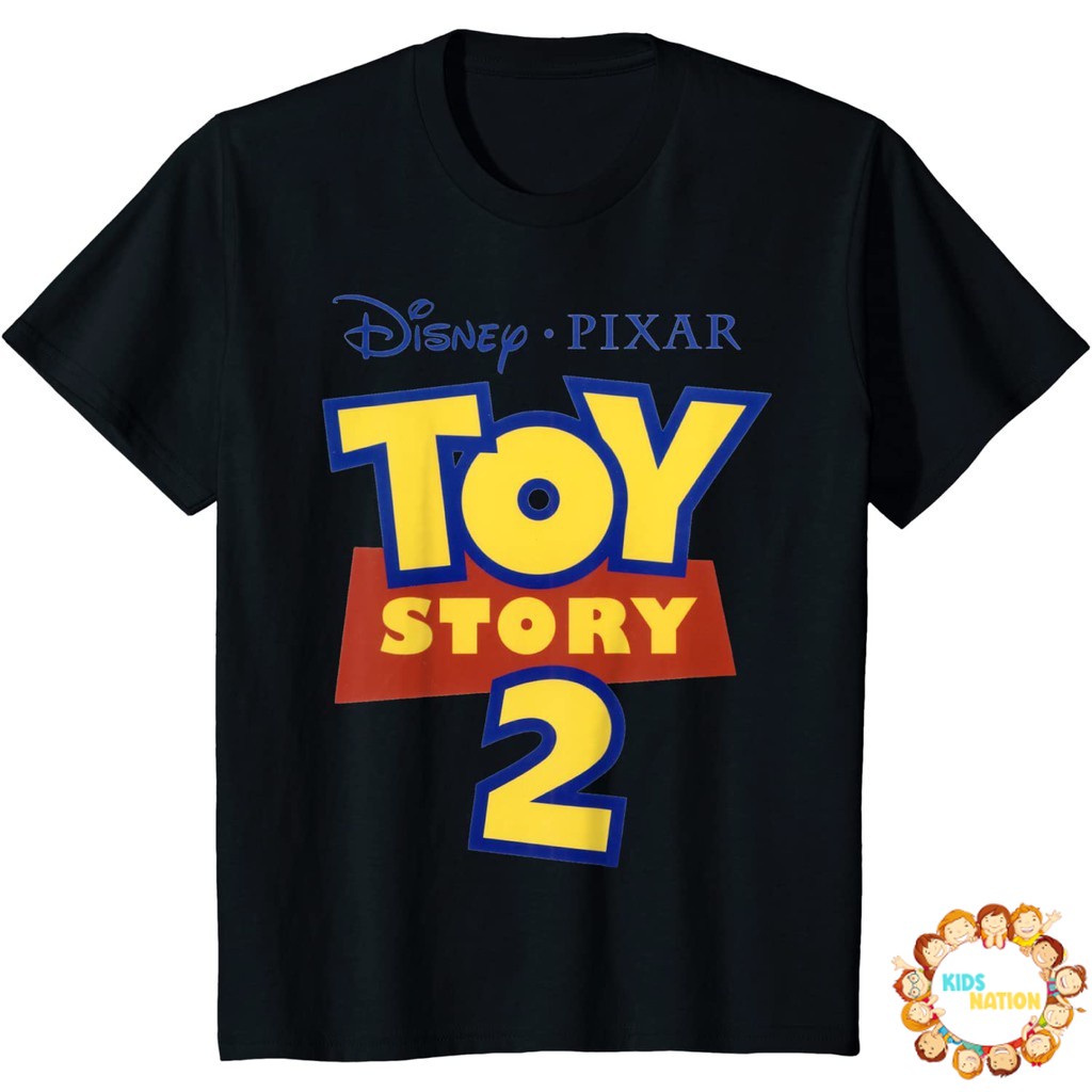 Jual Baju anak Disney Pixar Toy Story 2 Original Logo T-Shirt | Shopee ...