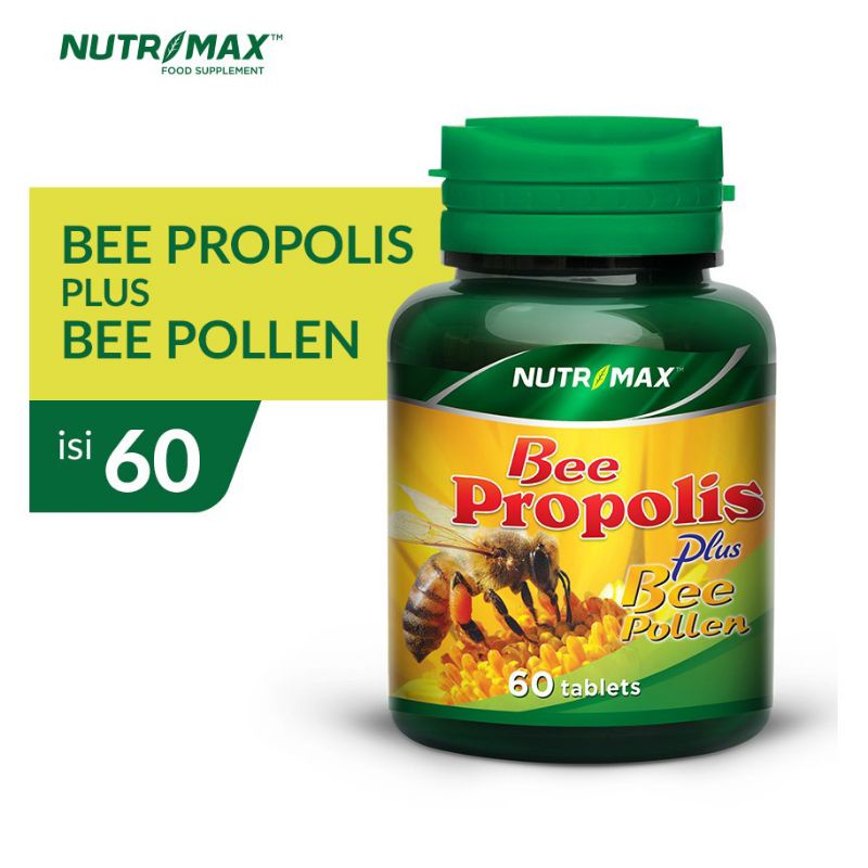 Jual Nutrimax Bee Propolis Plus Bee Pollen (sesak atau asma) Vitamin daya tahan tubuh Antibiotik ...