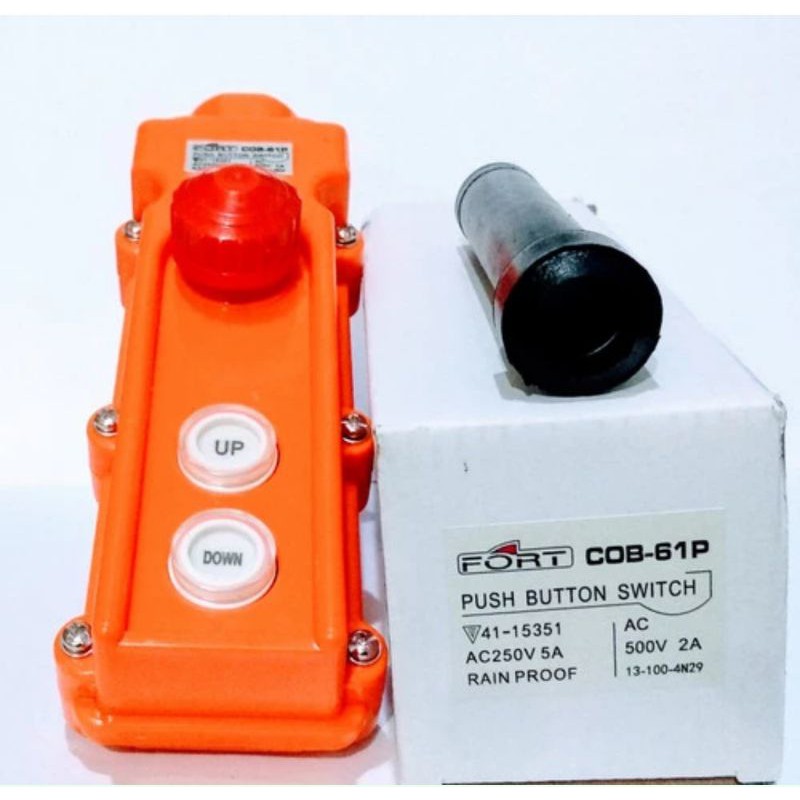 Jual Hoist Push Button 2 Tombol COB-61P with Emergency Stop | Shopee ...