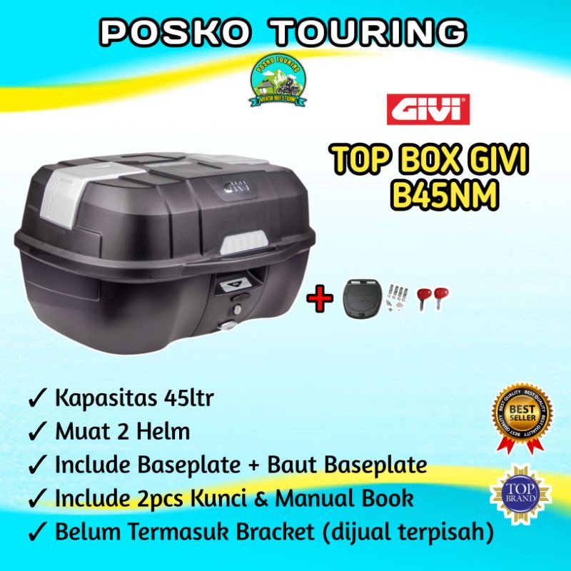 Jual Top Box Givi B45 B45NM ATLAS | Box Motor Touring Bandung | Shopee Indonesia