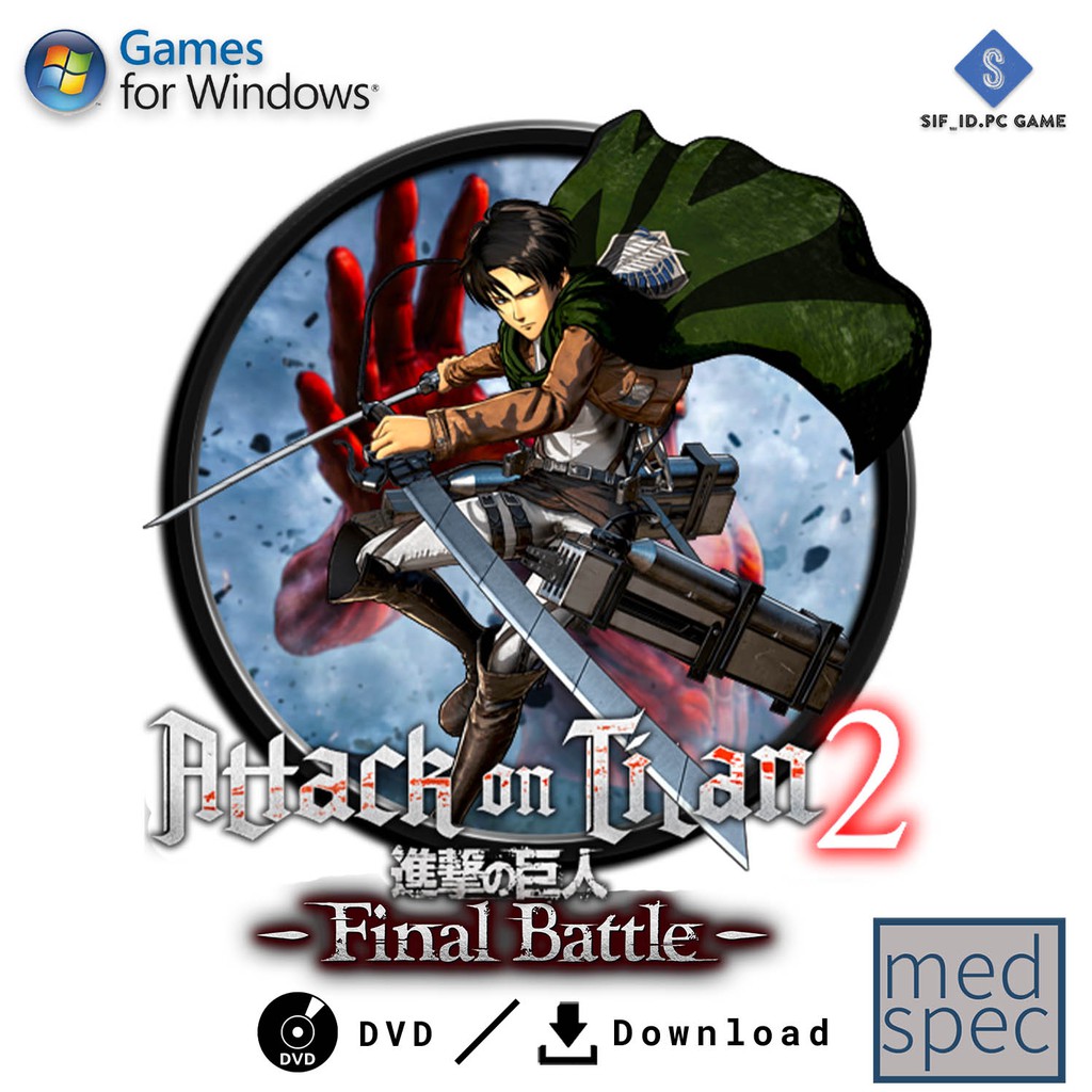 Jual Game PC Attack on Titan 2 Final Battle - ALL DLC - PC Game ...