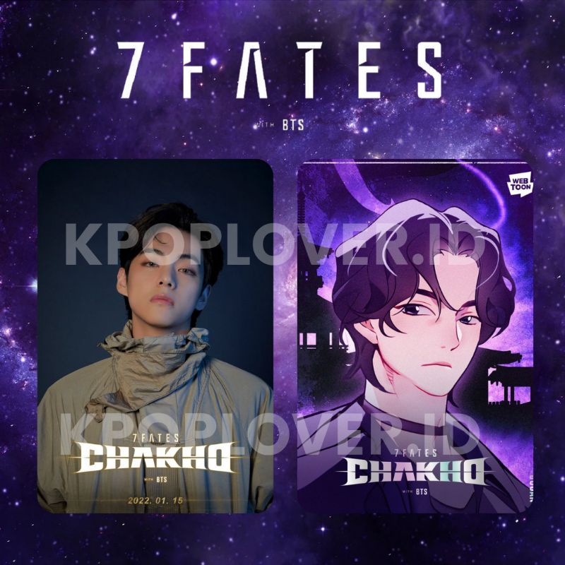 Jual Photocard BTS And Webtoon Character (7Fates:Chakho) | Shopee Indonesia