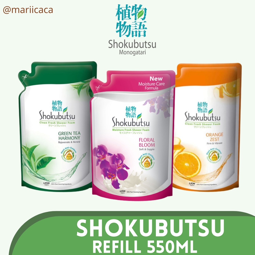 Jual Shokubutsu Shower Foam / Sabun Shokubutsu Refill | Shopee Indonesia
