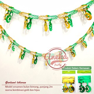Jual Hiasan Gantung Lebaran / Garland 3D Ornament / Hiasan Idul Fitri ...