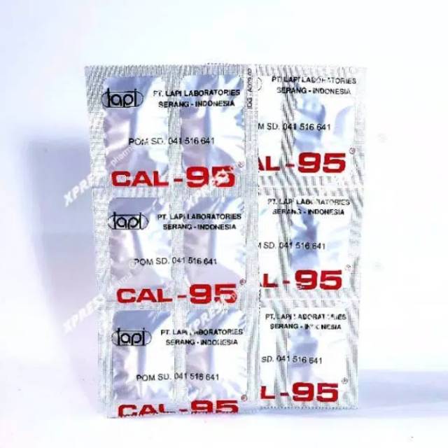 Jual Multivitamin CAL-95 eceran pertablet | Shopee Indonesia