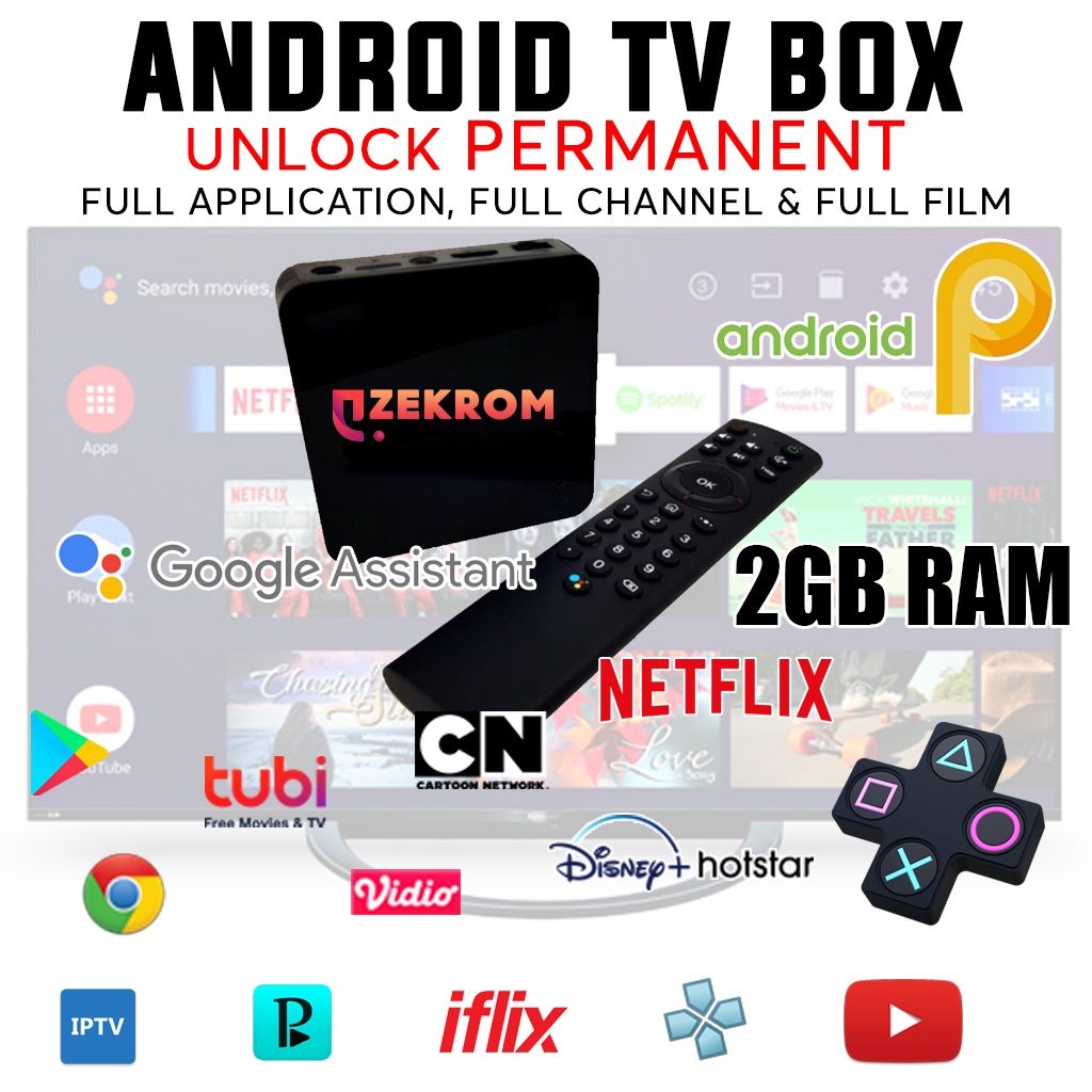 Jual SMART ANDROID TV BOX RAM 2GB | FULL CUSTOM | FULL CHANNEL & FILM ...