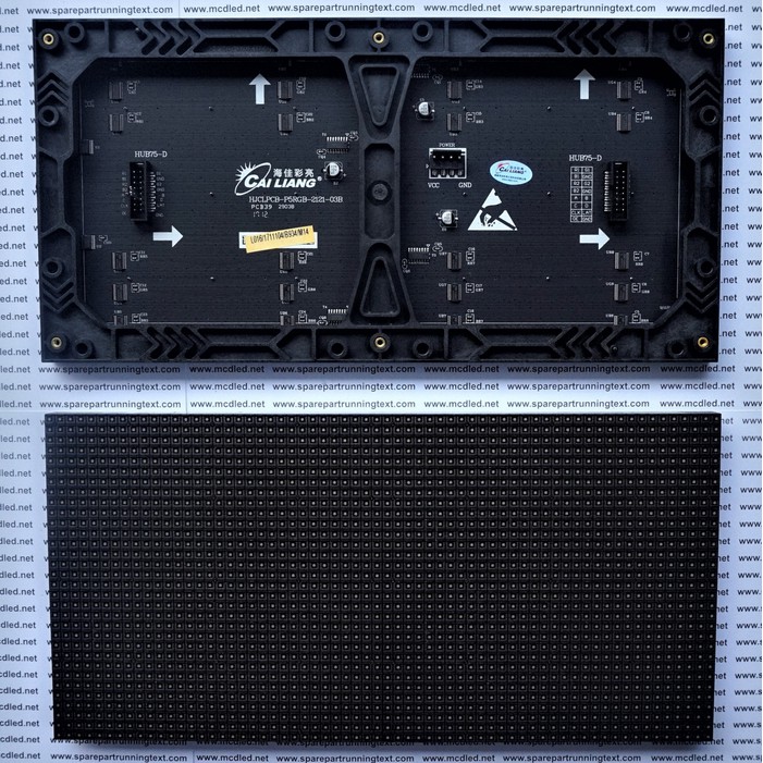 Jual MODUL LED PANEL RUNNING TEXT / VIDEOTRON INDOOR P5 RGB SMD ...