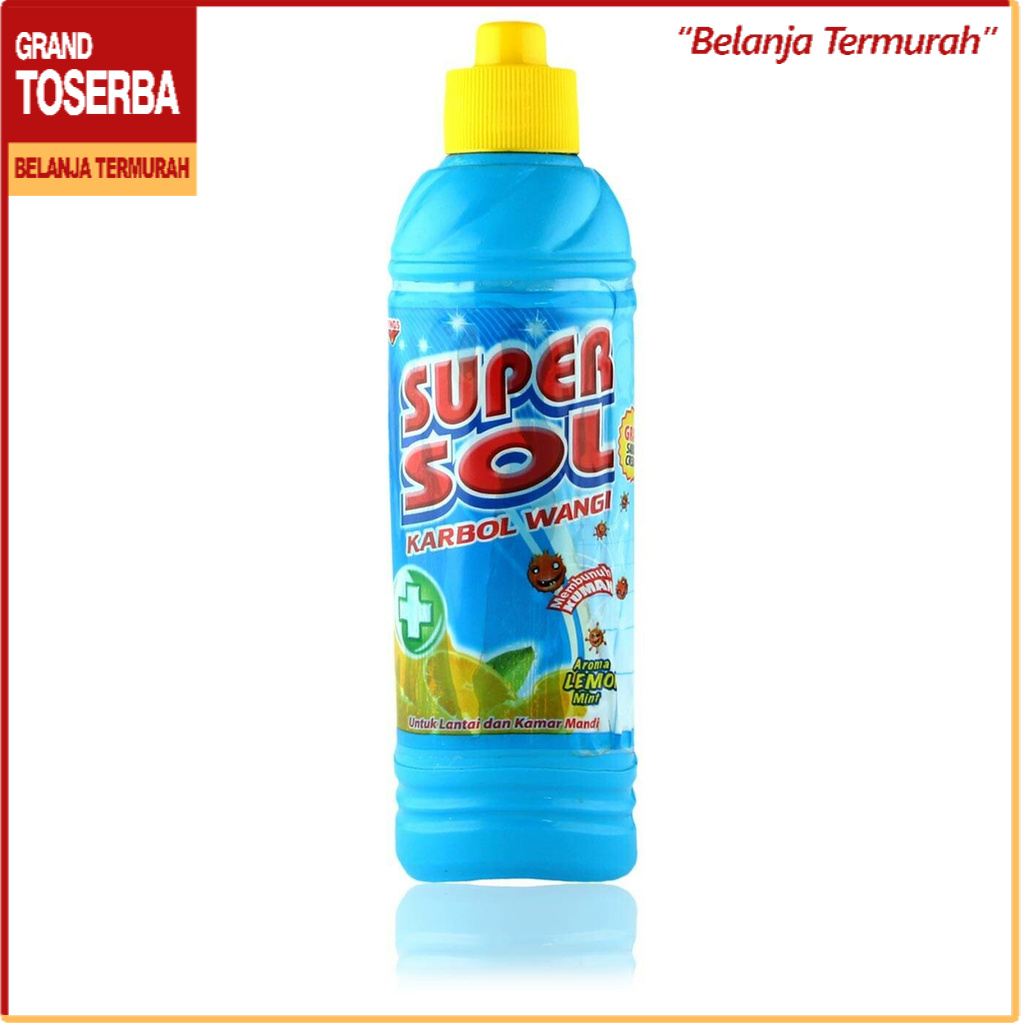 Jual CARBOL SUPER SOL LEMON BTL 450ML | Shopee Indonesia