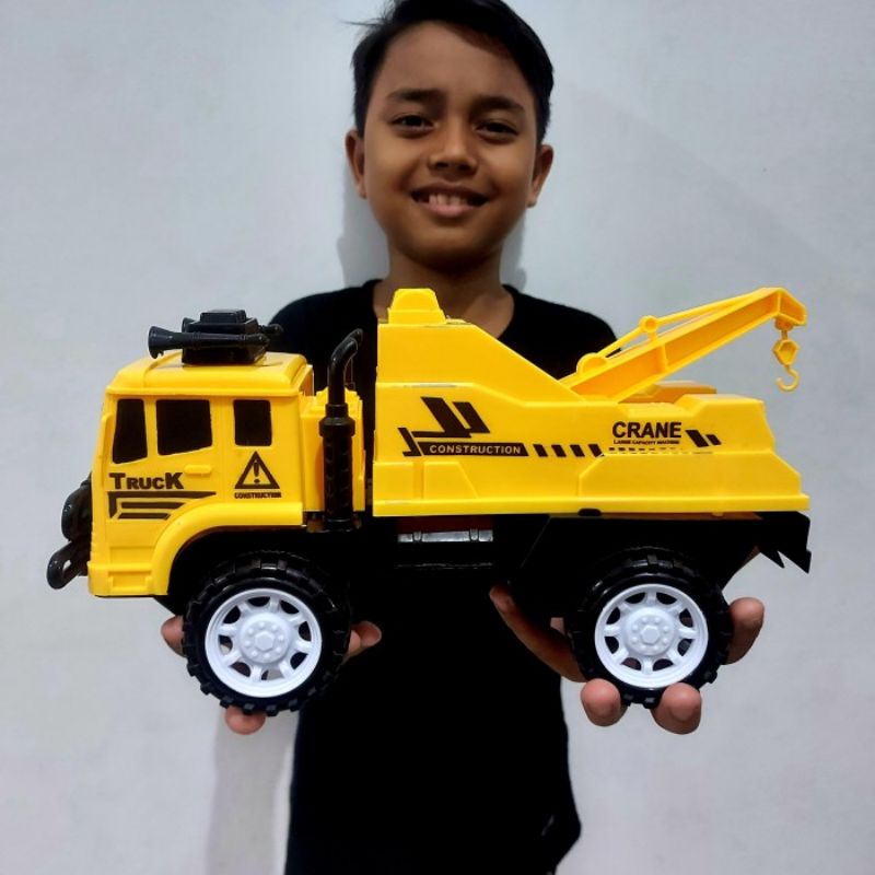 Jual Mainan Mobil Truk Derek - Mobilan Miniatur Truck Towing Tarik Anak ...