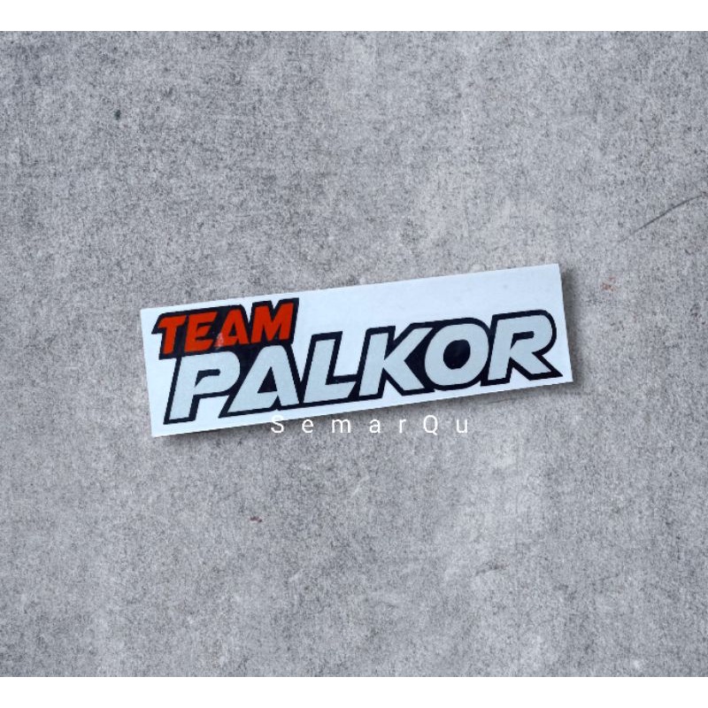 Jual Sticker Team Palkor ( isi 1pcs ) | Shopee Indonesia