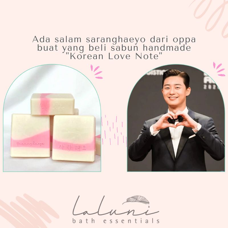 Jual Laluni "Korean Love Note" Natural Handmade Soap (Sabun Handmade ...