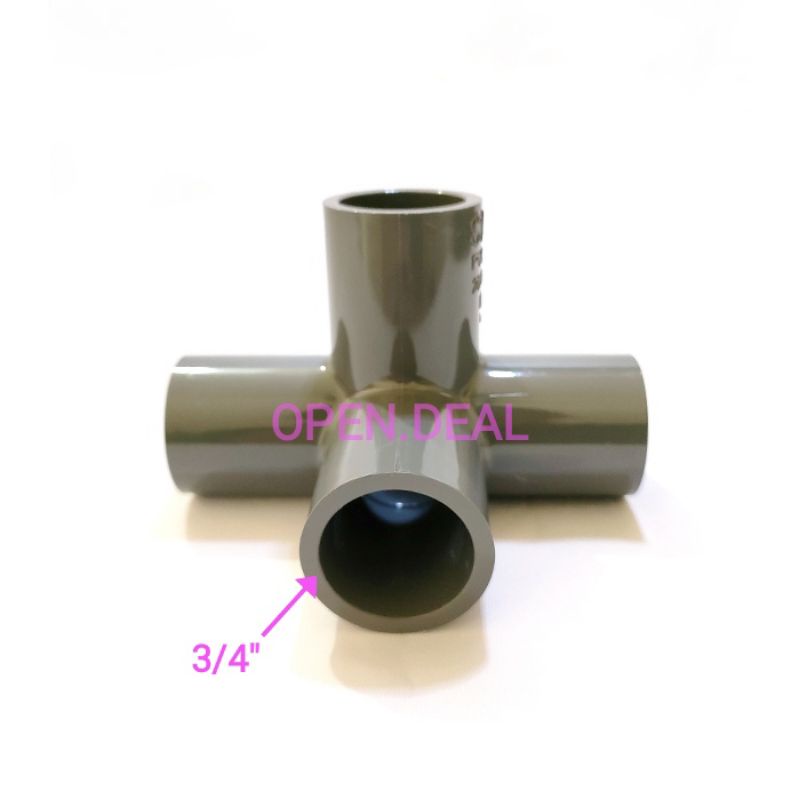 Jual Tee 4 Way 3/4 inch Aw SCG / 4 Way Side Tee 3/4" Tee Siku/ Tee 4 Cabang | Shopee Indonesia