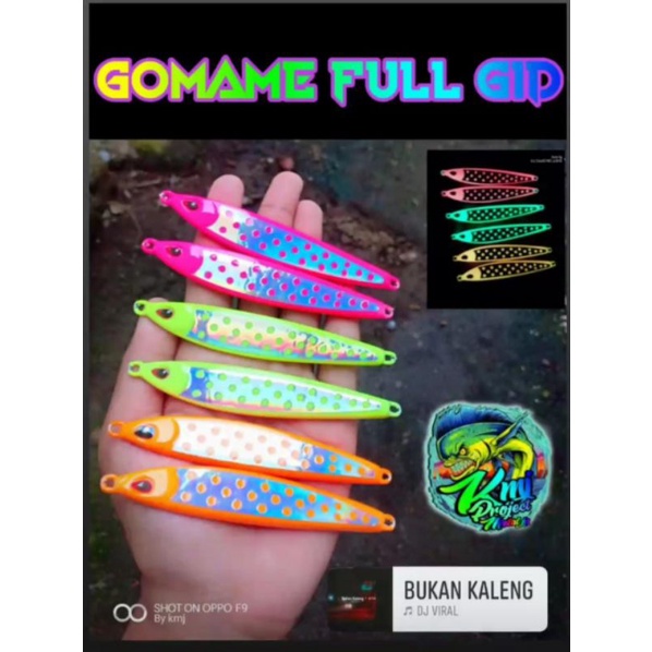 Jual Metal jig gomame 40g 60g 80g 100g full gid | Shopee Indonesia