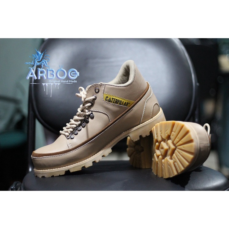 Jual COD !! Sepatu Caterpillar kulit SOL DM Sepatu Safety Semi Boots ...