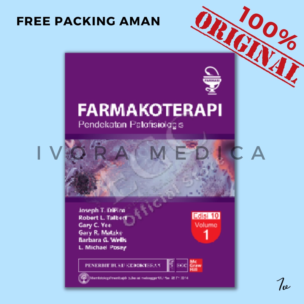 Jual EGC Farmakoterapi Pendekatan Patofisiologis Dipiro Edisi 10 Volume ...