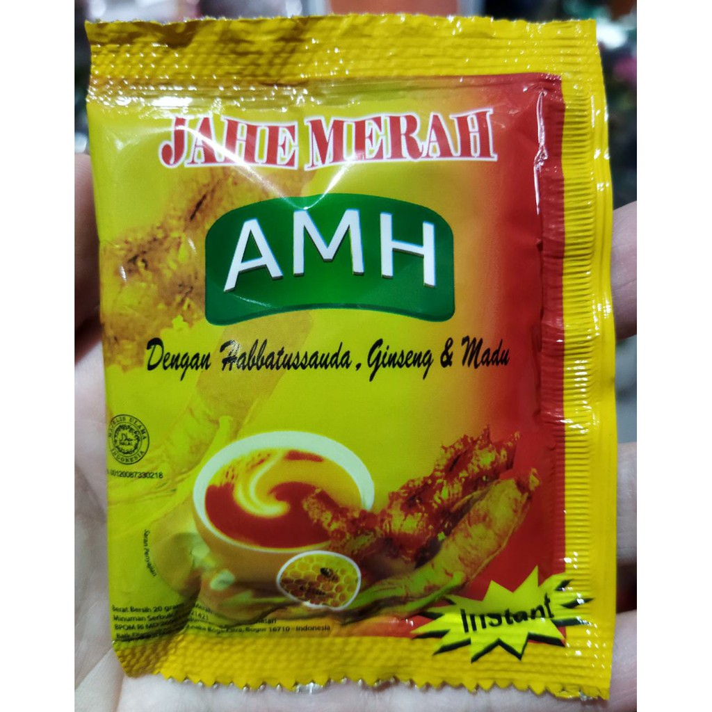 Jual Jahe Merah AMH kemasan Sachet 20 gr | Shopee Indonesia