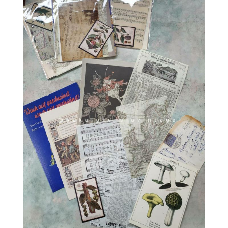 Jual Bundle Kertas tema Vintage | Shopee Indonesia