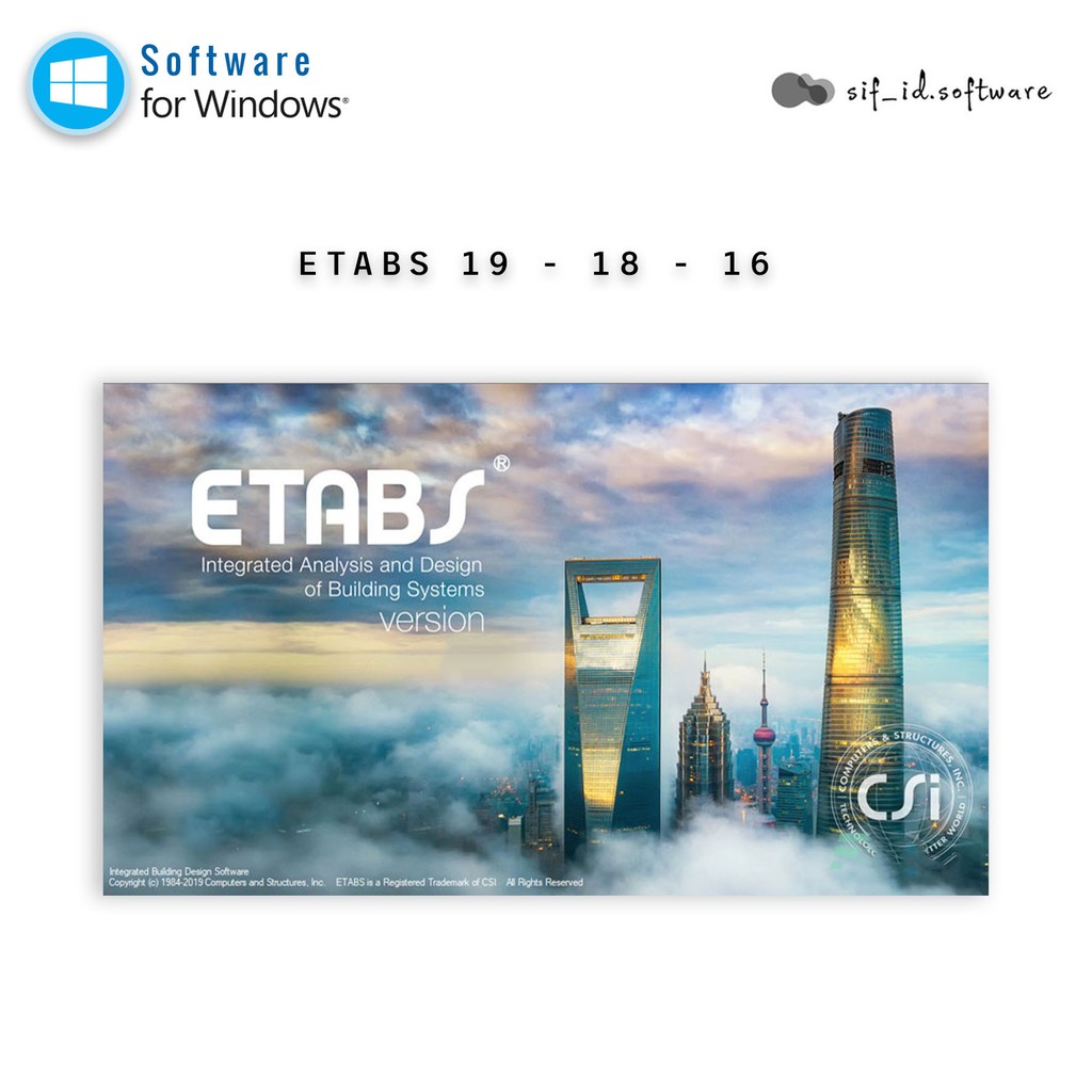 Jual CSI ETABS 19 - 18 - 16 Full Version | Shopee Indonesia