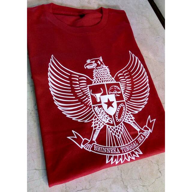 Jual KAOS GARUDA PANCASILA // TSHIRT CUSTOM PANCASILA INDONESIA // COD ...