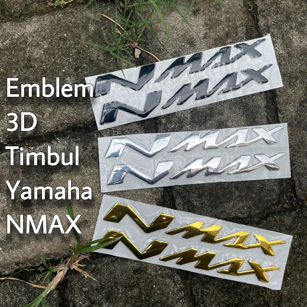 Jual emblem 3D yamaha nmax decal sticker stiker motor timbul nmax 150 ...