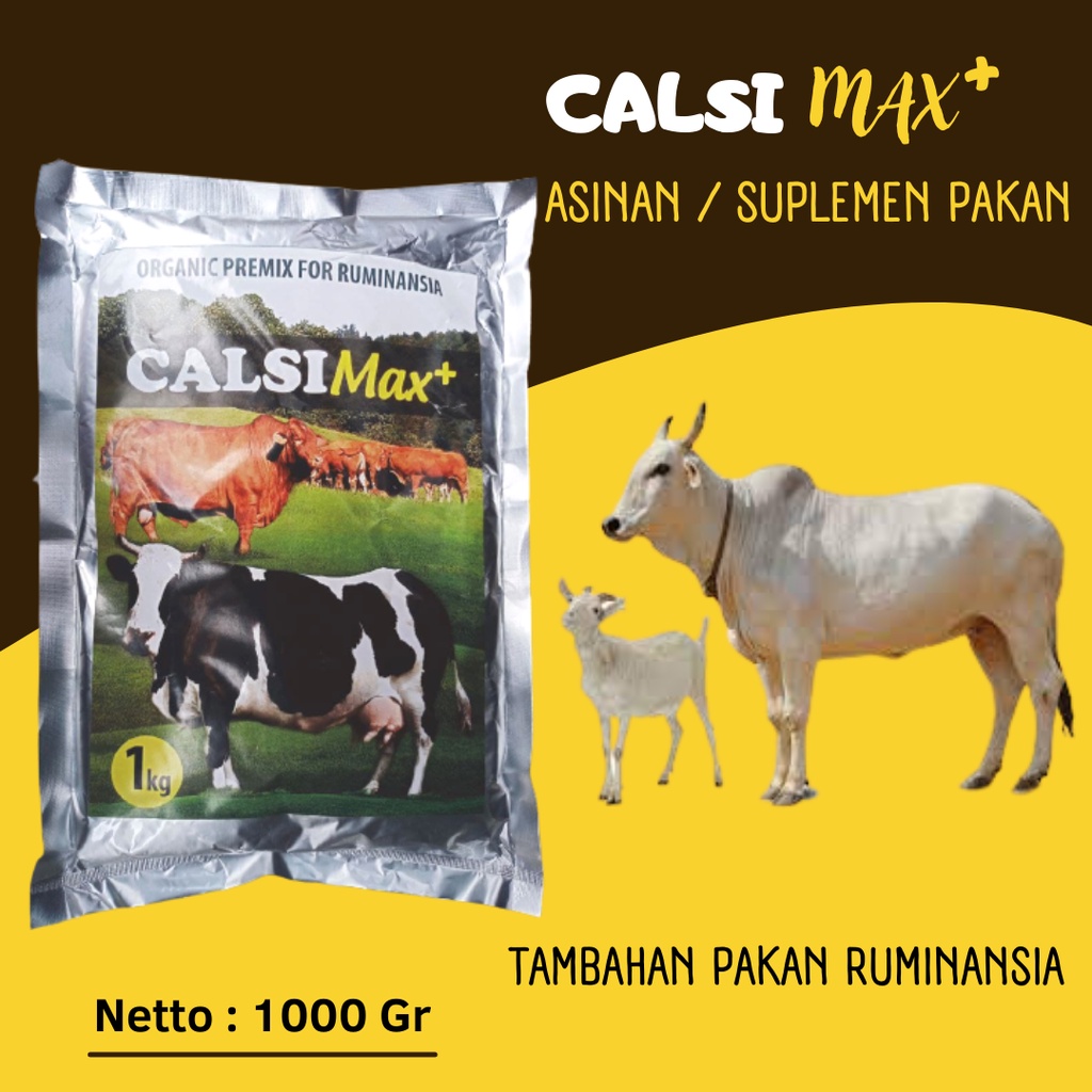 Jual Suplemen Penggemuk Sapi Potong Calsium & Fosfor Calsimax+ Booster ...