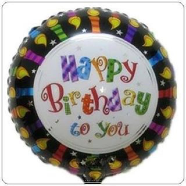 Jual Balon foil hbd bulat - balon happy birthday - balon hbd bulat ...