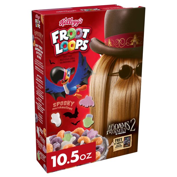 Jual Kellogg's Froot Loops Spooky Marshmallow Cereal Import 530gr ...