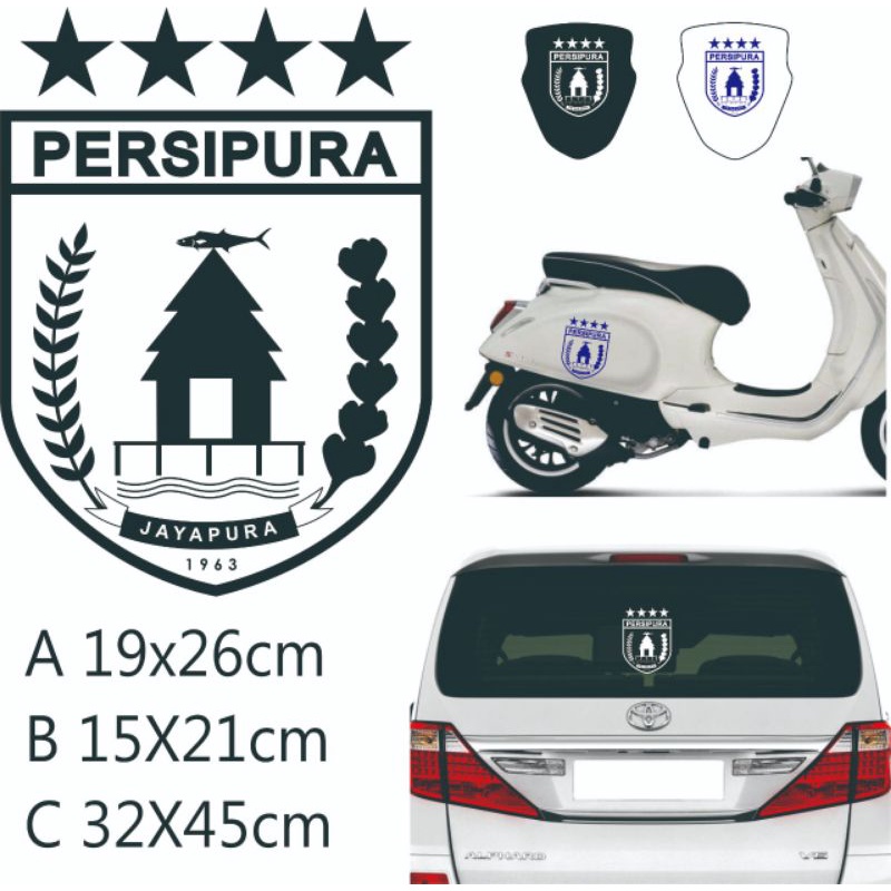 Jual Stiker Liga Indonesia Stiker Persipura | Shopee Indonesia