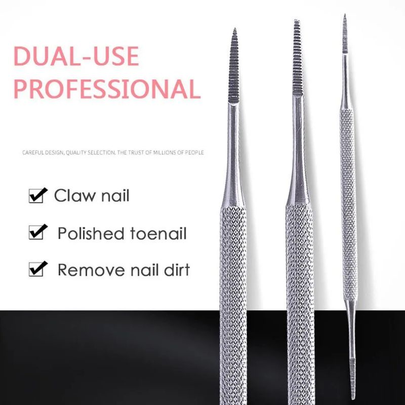Jual [Ready Stock] Double Head Stainless Nail Pick / ingrown toenail ...