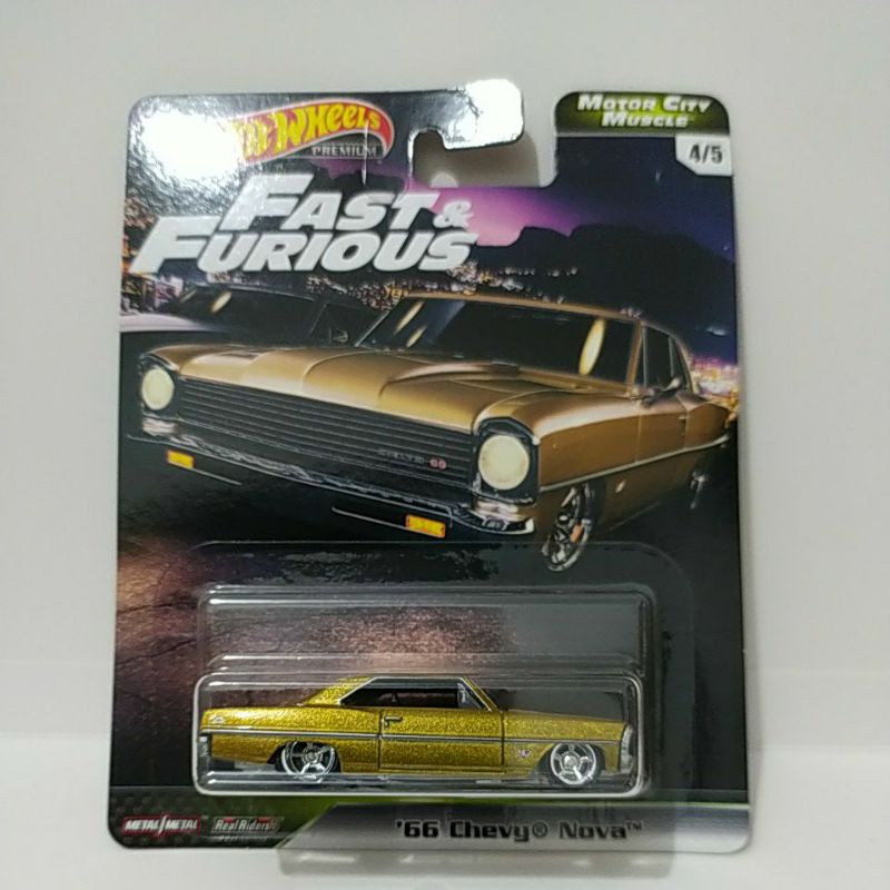 Jual HOTWHEELS 66 CHEVY NOVA FAST AND FURIOUS FAST FIVE | Shopee Indonesia