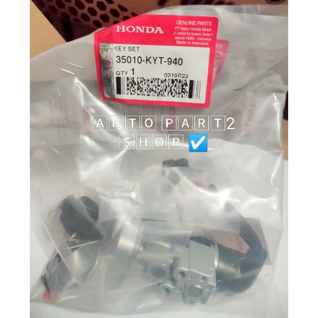 Jual KEY SET / KUNCI KONTAK HONDA SCOOPY OLD 35010-KYT-940 ASLI AHM ...