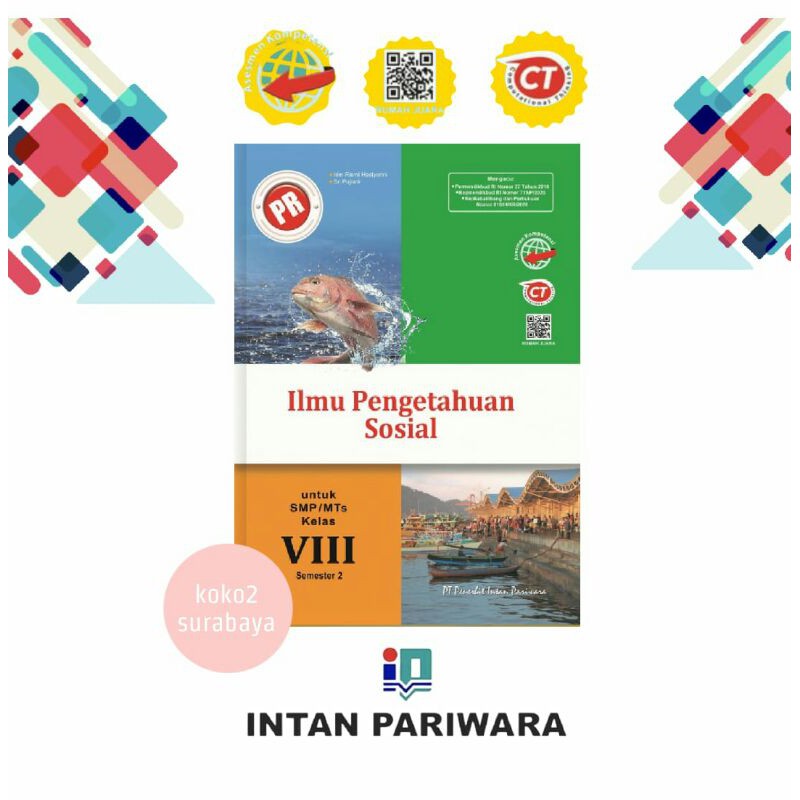 Jual BUKU PR IPS KELAS 8 SEMESTER 2 LKS INTAN PARIWARA 2020-2021 | Shopee Indonesia