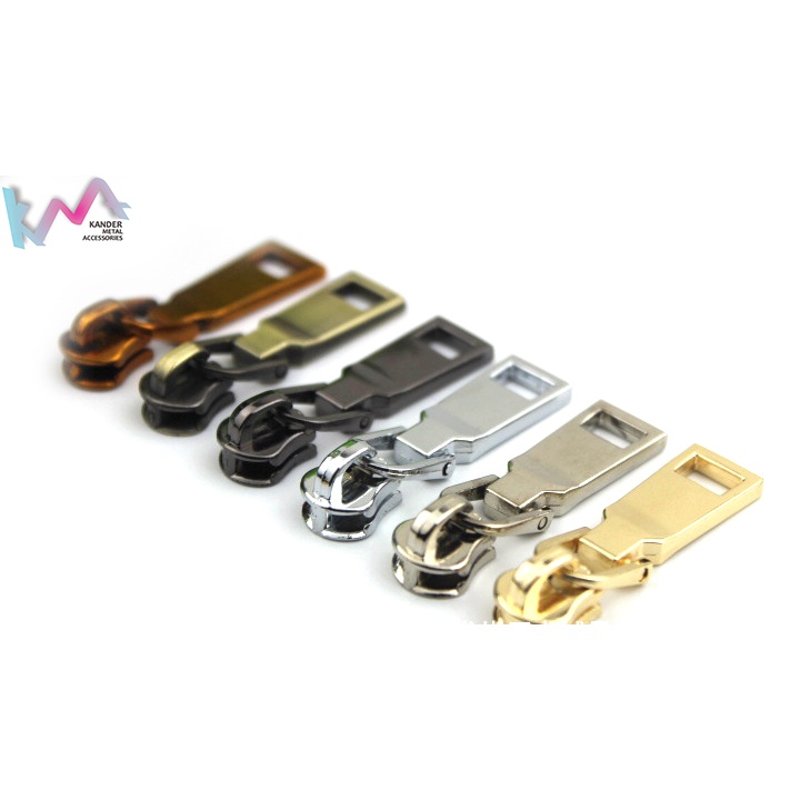 Jual Metal Zipper Head Puller Kepala Resleting Gigi Besi Mewah XY-B#5 ...