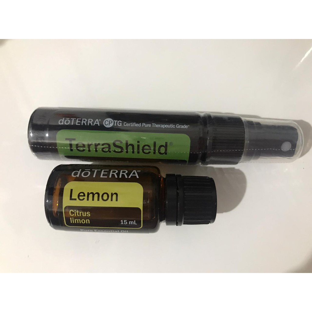 Jual PAHE DOTERRA LEMON ESSENTIAL OIL + TERRASHIELD SPRAY LEBIH BAGUS ...