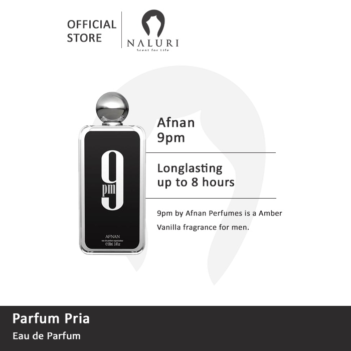 Jual Parfum Original Afnan 9 PM / Eau De Parfume / Parfum Pria / Parfum ...