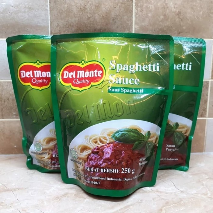 Jual SAUS SPAGHETTI DELMONTE (pouch 250g) | Shopee Indonesia